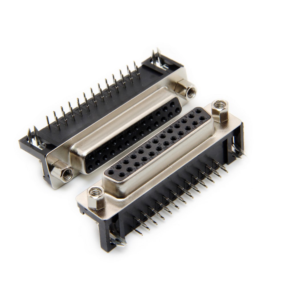 DS1037-25F | دی کانکتور25 پین مادگی رایت انگل